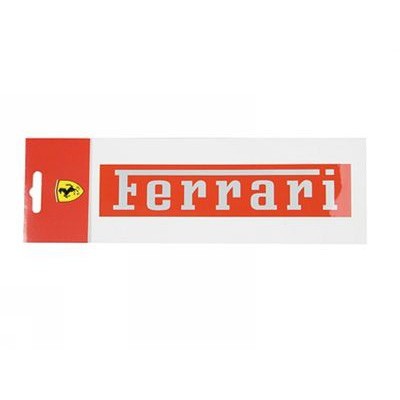 Ferrari Sticker, 19x4 cm, Red, 2012 – FansBRANDS® - COM