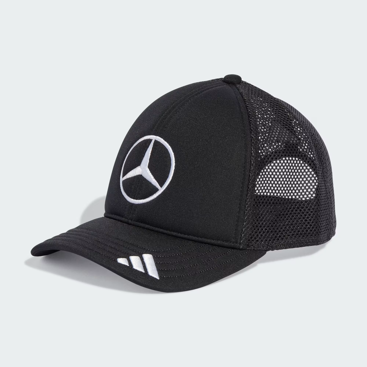 Mercedes cap, trucker, big logo, black, 2025 – FansBRANDS® - COM