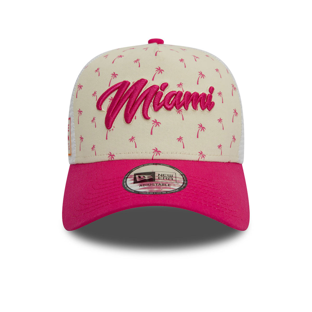 Red Bull cap, New Era, Miami, truceker cap, Adult, white, 2024 ...